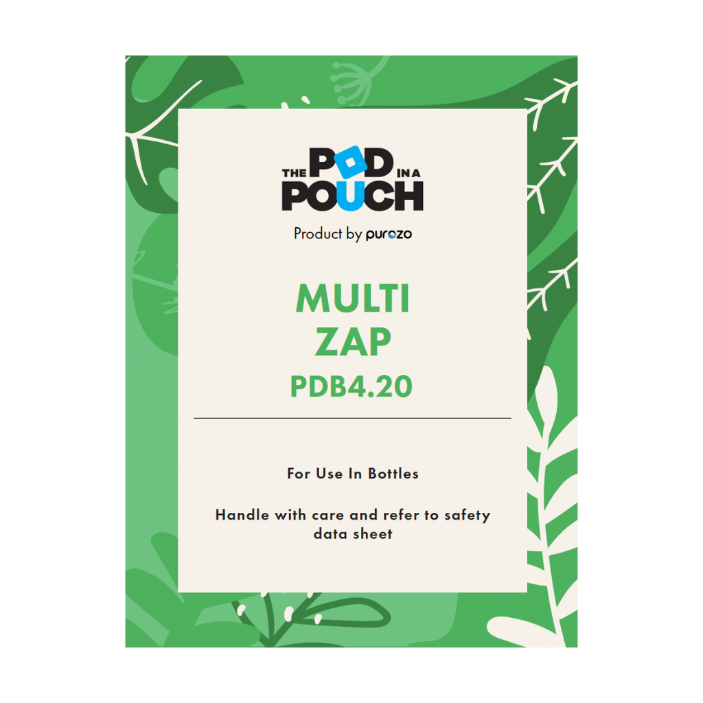 Pod in a Pouch Multi Zap Label (for tubs) | Purozo